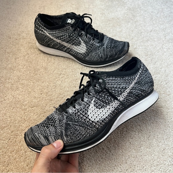 Nike | Shoes | Retro Nike Flyknit Racer Oreo 2 Size Us Mens | Poshmark